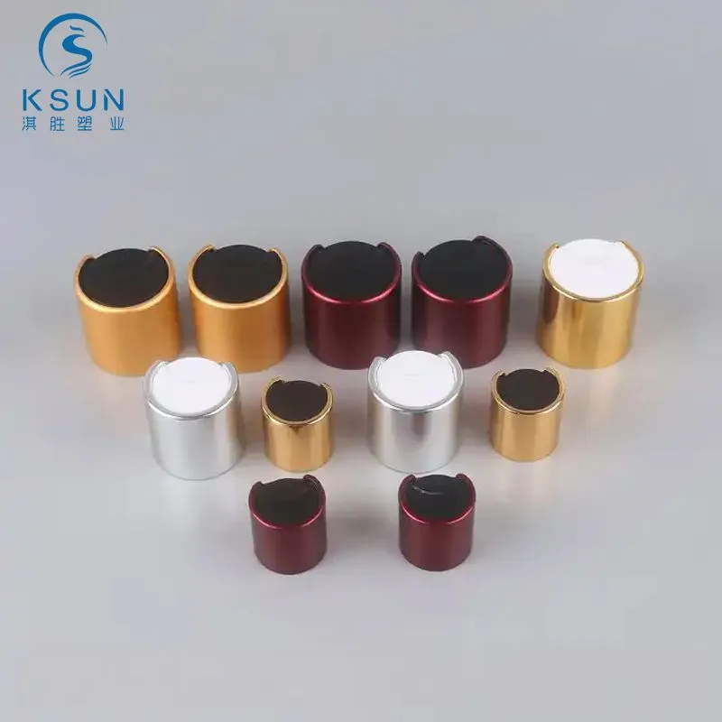 Luxury Wine Red Plastic Disc Top Cap,18/410 20/410 24/410,Disc Top Cap