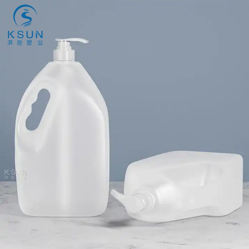 Empty 4000ml Plastic HDPE Liquid Detergent Bottle,4L,Detergent Bottle