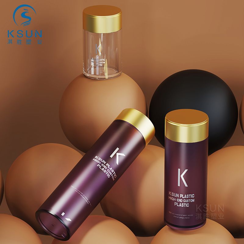 Luxury Cosmetic Packaging Plastic Capsule Essence Jar,Cosmetic Jar