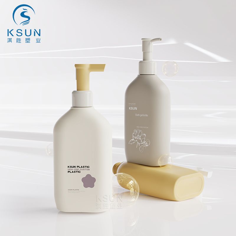 300ml Pink Color Plastic PE Shampoo Bottles,300ml Shampoo Bottle