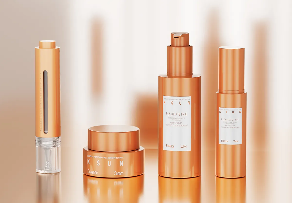 Custom PETG Cosmetic Bottle Set for Stylish Branding.