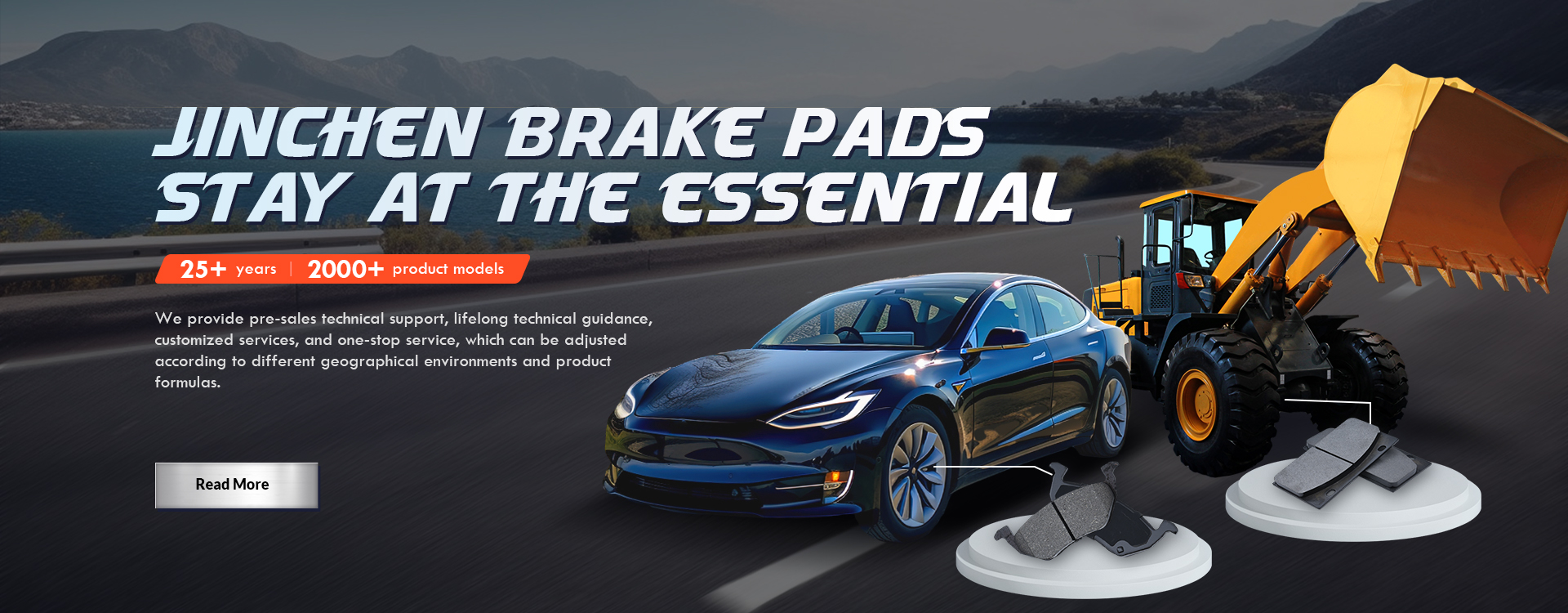 Brake Pads for Automobiles, Engineering Machinery, and Buses