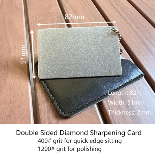 diamond sharpening, sharpening card