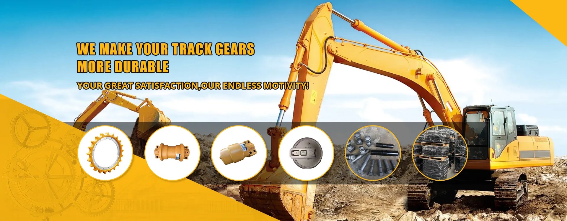 Excavator Parts Track Link Track Roller