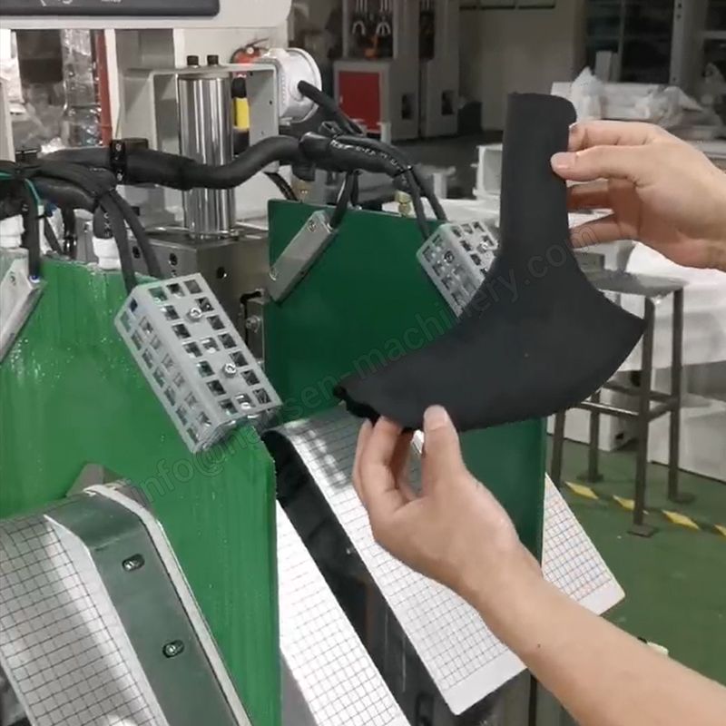 Double Cutter Boot-Upper Forming Machine, High end women's shoe upper ...