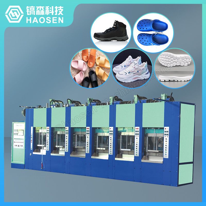 AUTOMATIC FOAM EVA INJECTION MOULDING MACHINE