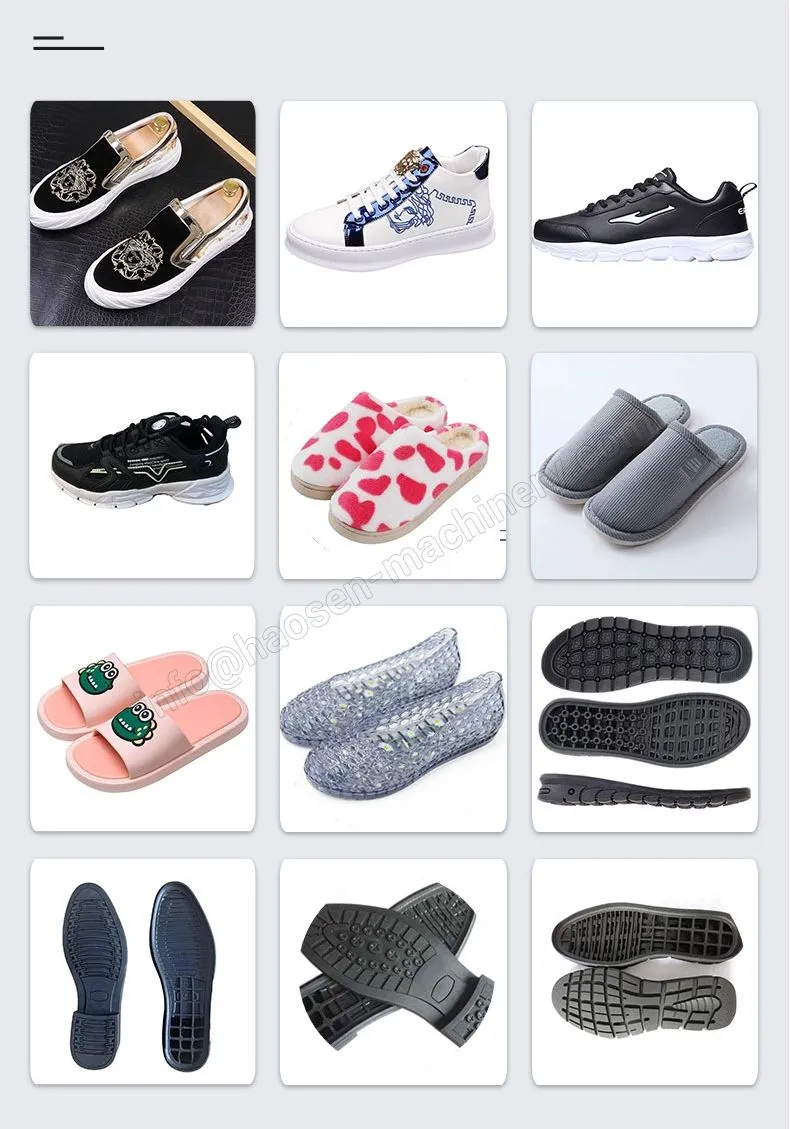 PVC sole injection molding machine