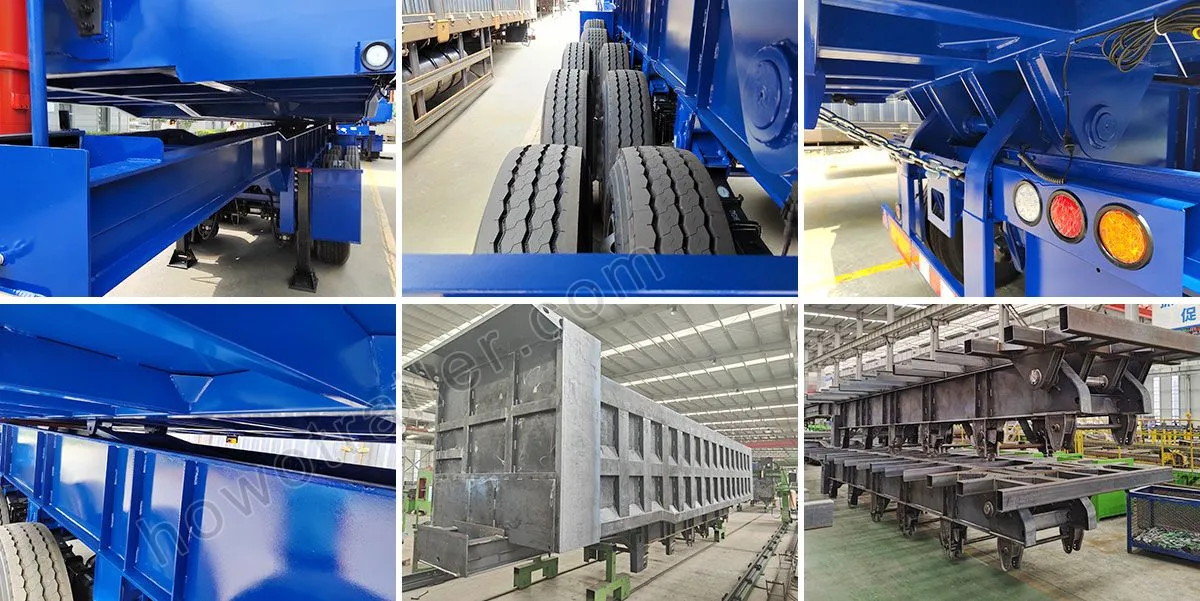 HOWO 5 Axles Tipper Semitrailer