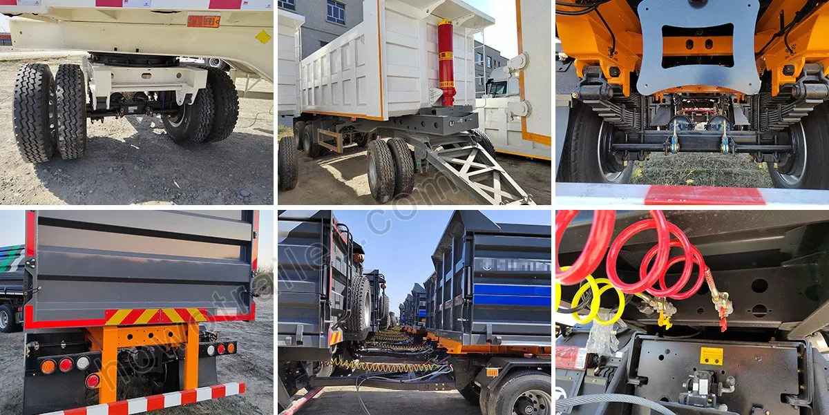 Drawbar Semi Trailer/Drawbar Tipper Trailer