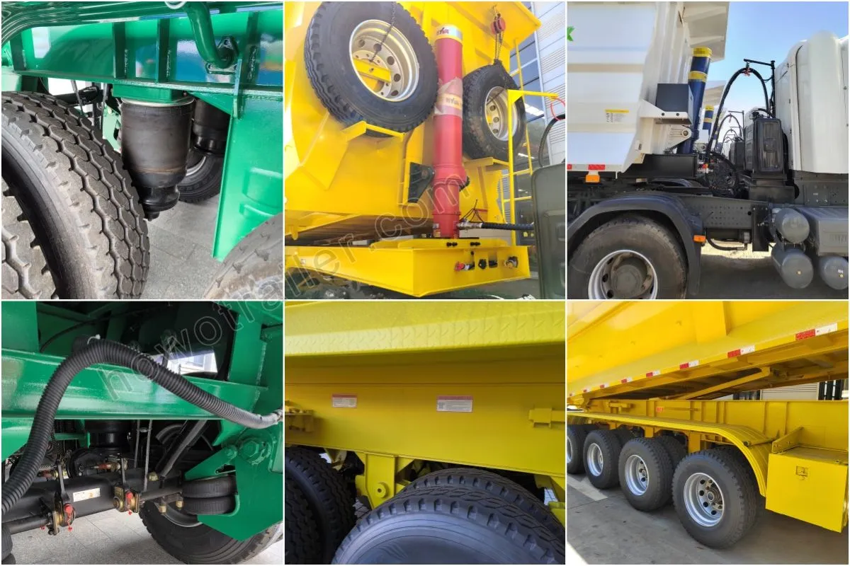 HOWO 4 Axles Tipper Semitrailer