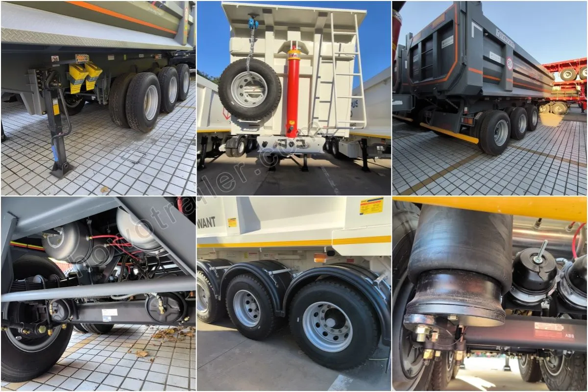 HOWO 3 Axle Tipper Semitrailer