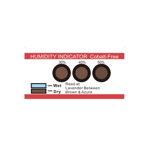 10-60% Cobalt Free Humidity Indicator Cards (HICs)