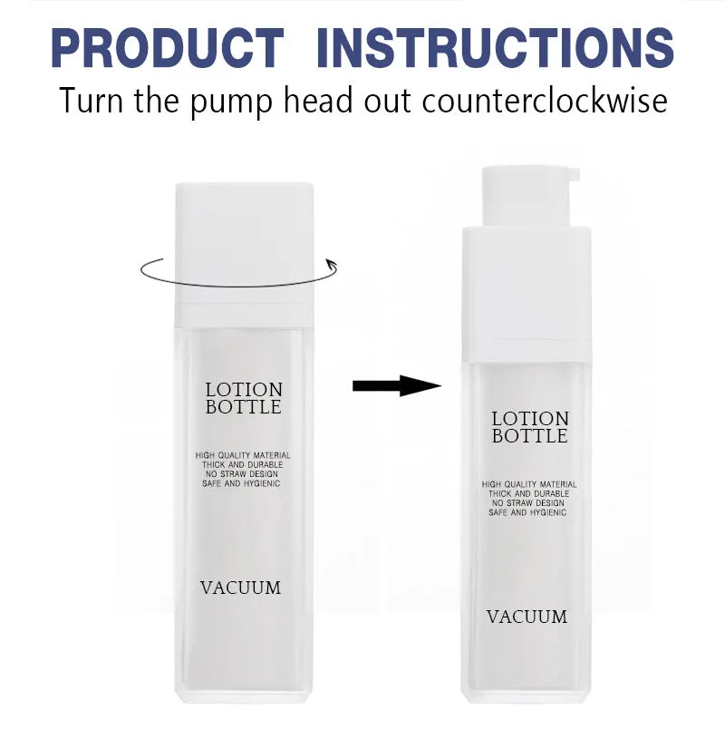 50ml Airless Lotion Pump Bottle