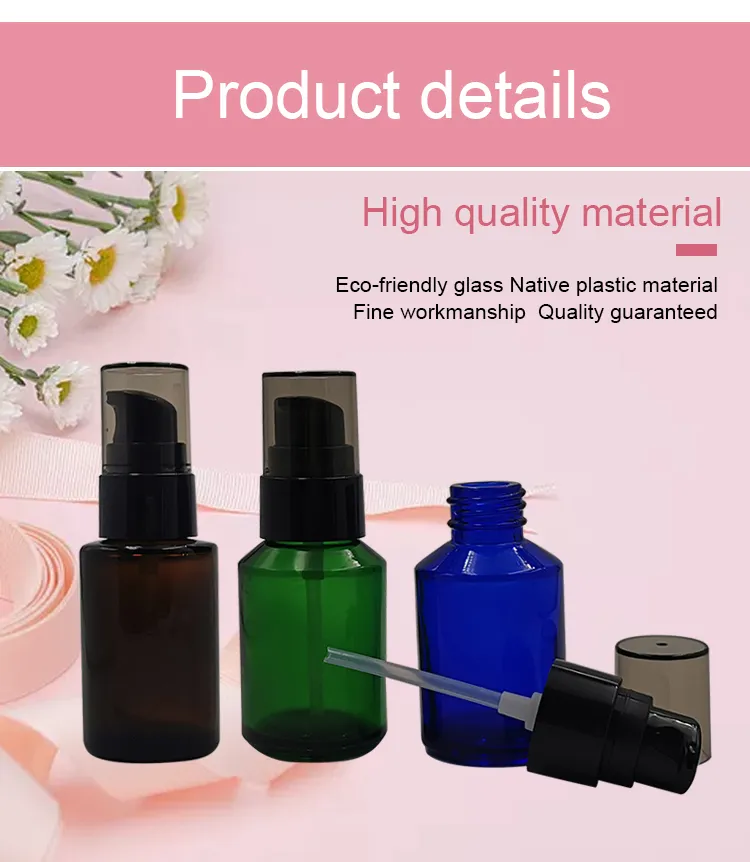 30ml Lotion Glass Bottle with Cap - Welllive