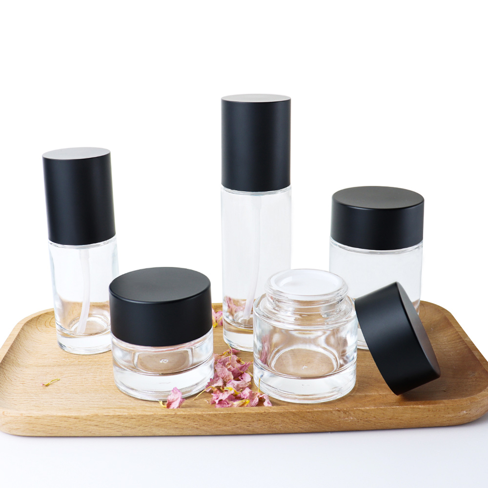 Wholesale glass cosmetic packaging