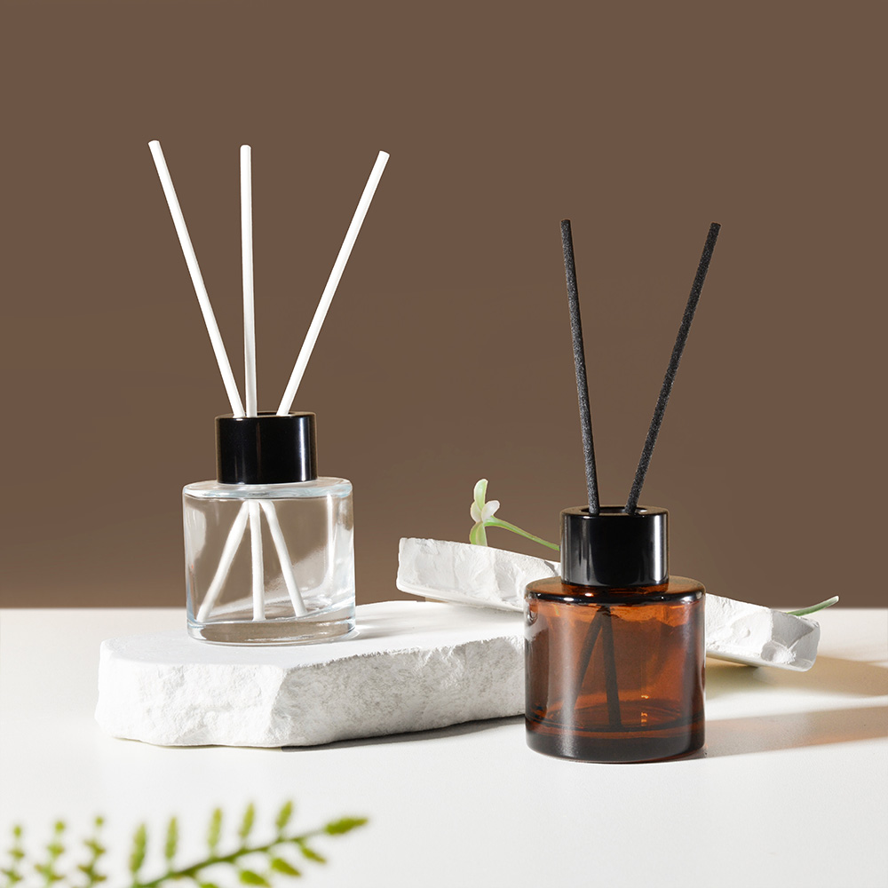 Amber & Transparent Glass Aroma Reed Diffuser Bottle Wholesale