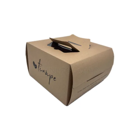 Recycled Brown Kraft Cake Box, Custom Cake Boxes