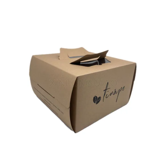 Recycled Brown Kraft Cake Box, Custom Cake Boxes