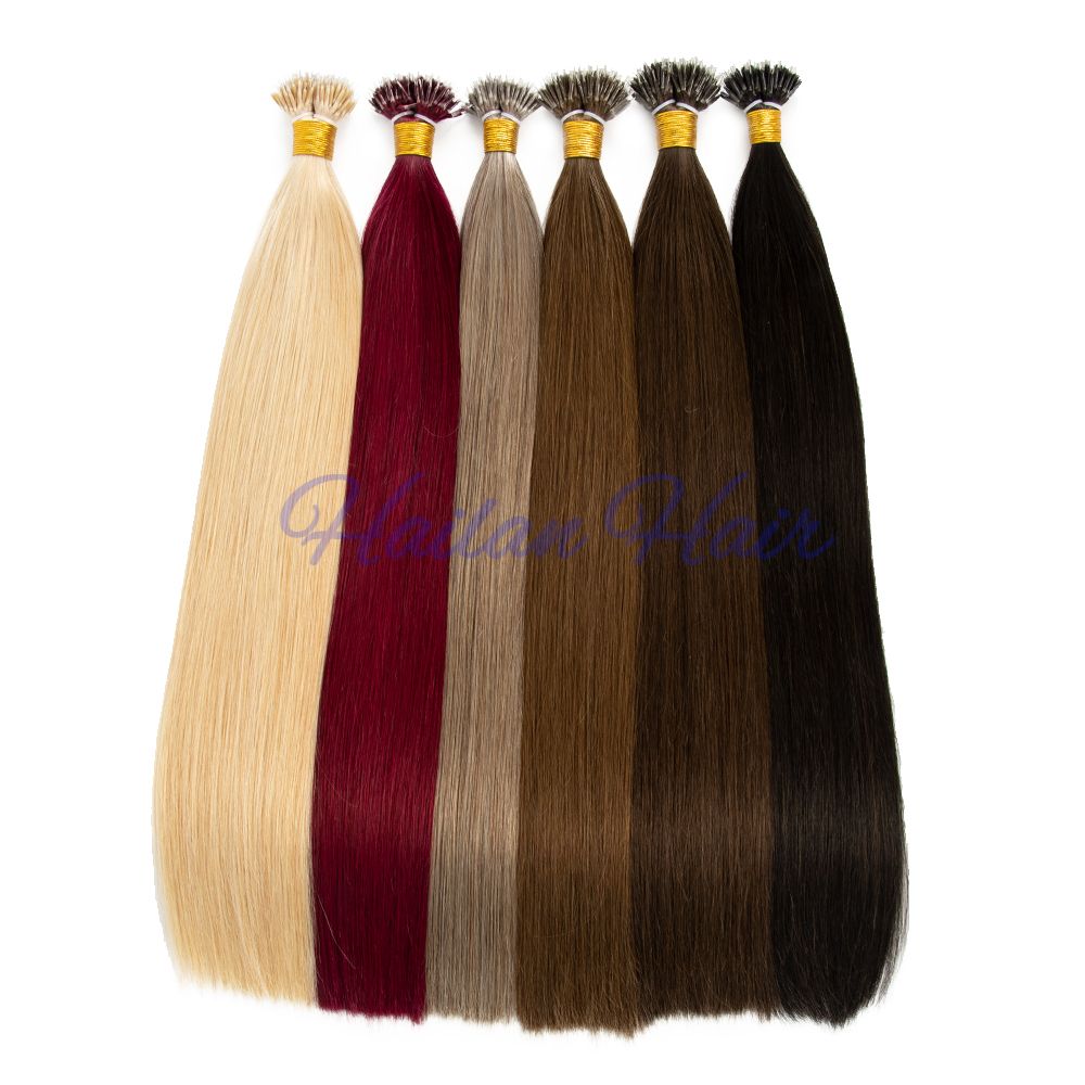 Nano ring hair extensions,double drawn nano hair extensions