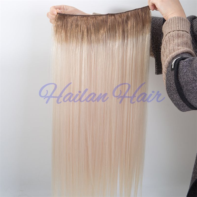 Halo hair extension customized