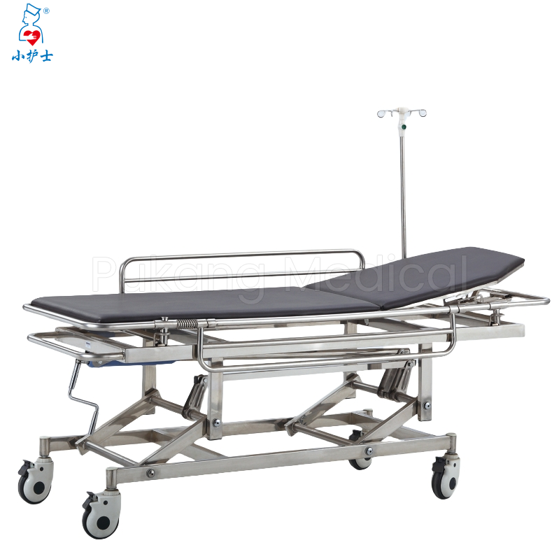 E-5 Stainless Steel medical manual stretcher