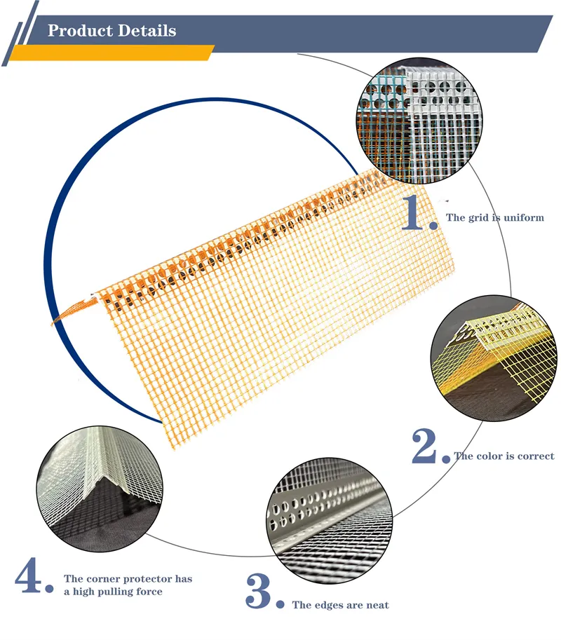 High Quality Pvc Corner Profiles With Fiberglass Mesh/Fiberglass Mesh ...