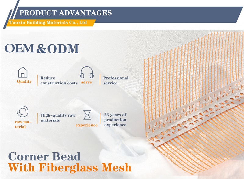 100mm Wall Edge Protector Drywall Profiles Pvc Plastering Corner Bead ...