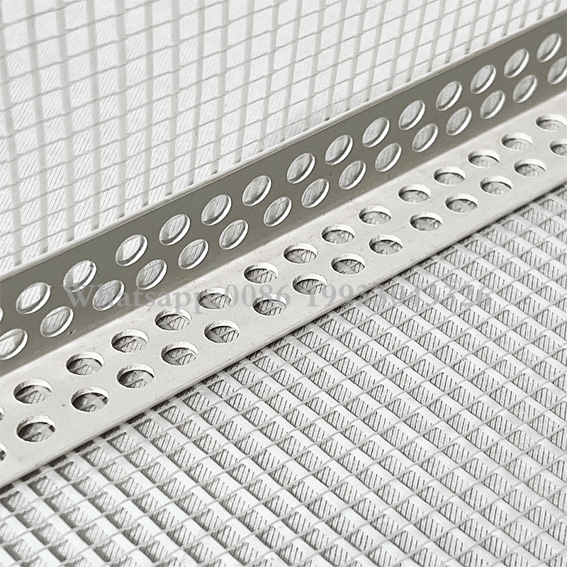 Eifs Pvc Corner Beads With Fiberglass Mesh For Construction Material