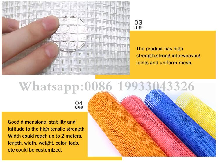 Fiberglass Mesh Plaster Netting for Construction