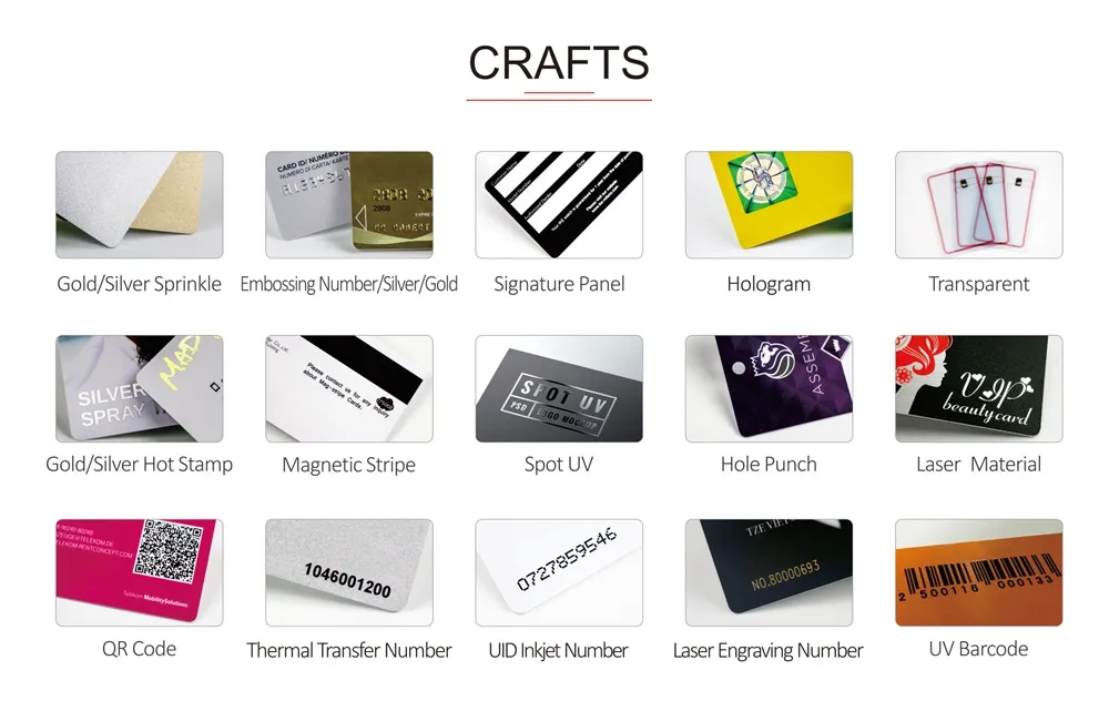 Magnetic Stripe 13.56mhz PVC Smart Card