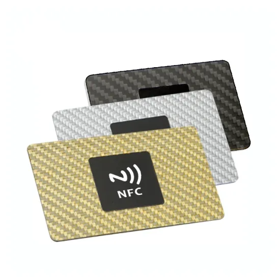 NFC Carbon Fiber Business Cards | NFC Card Factory