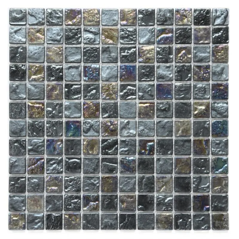 glass mosaic tile backsplash