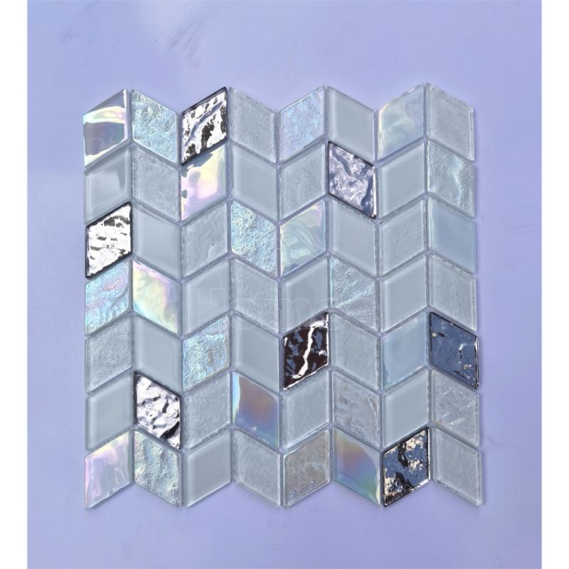 silver mosaic tile,swimming pool tile