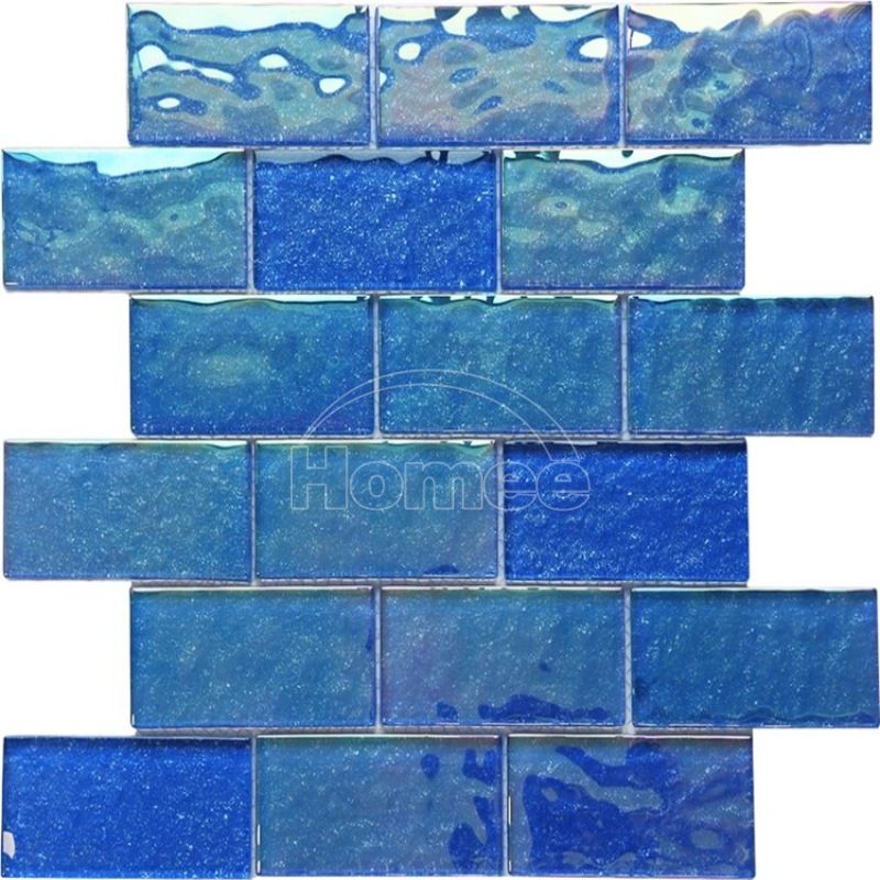 blue mosaic tile,glass mosaic tile,swimming pool tile