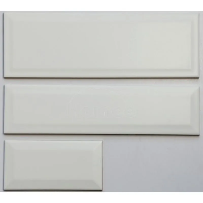 Metro Beveled White Gloss Wall Tile