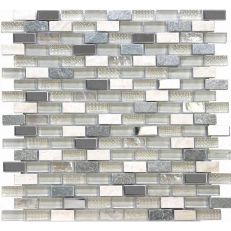Kitchen ,Backsplash ,Texture Strip Blend Stone tile