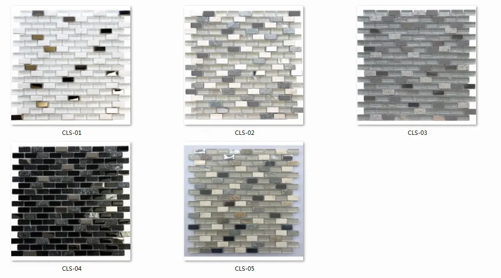 Kitchen ,Backsplash ,Texture Strip Blend Stone tile