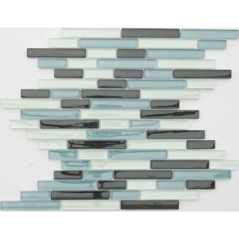 linear brick,linear glass mosaic tile,backsplash tile