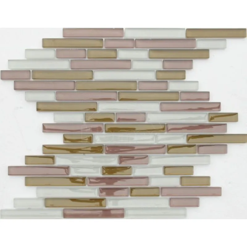 linear brick,linear glass mosaic tile,backsplash tile