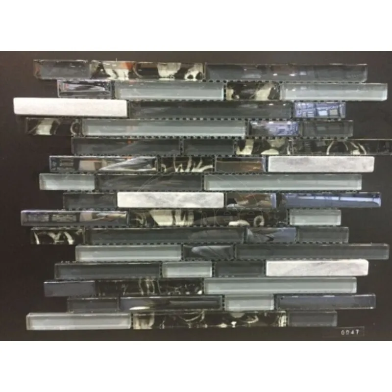 12x12 Matchstick Glass Mosaic Tile Backsplash