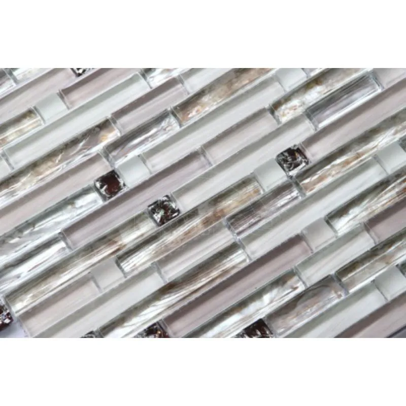 Linear Staggered - Glass Wall Tile