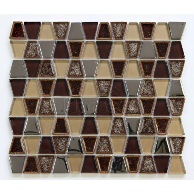 black and brown tile,,glass mosaic tiles