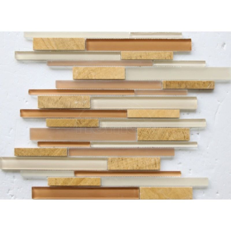 Random Linear Mosaic Glass Tile
