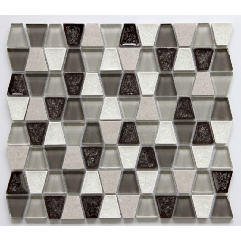 black and brown tile,,glass mosaic tiles
