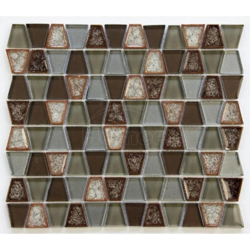 black and brown tile,,glass mosaic tiles