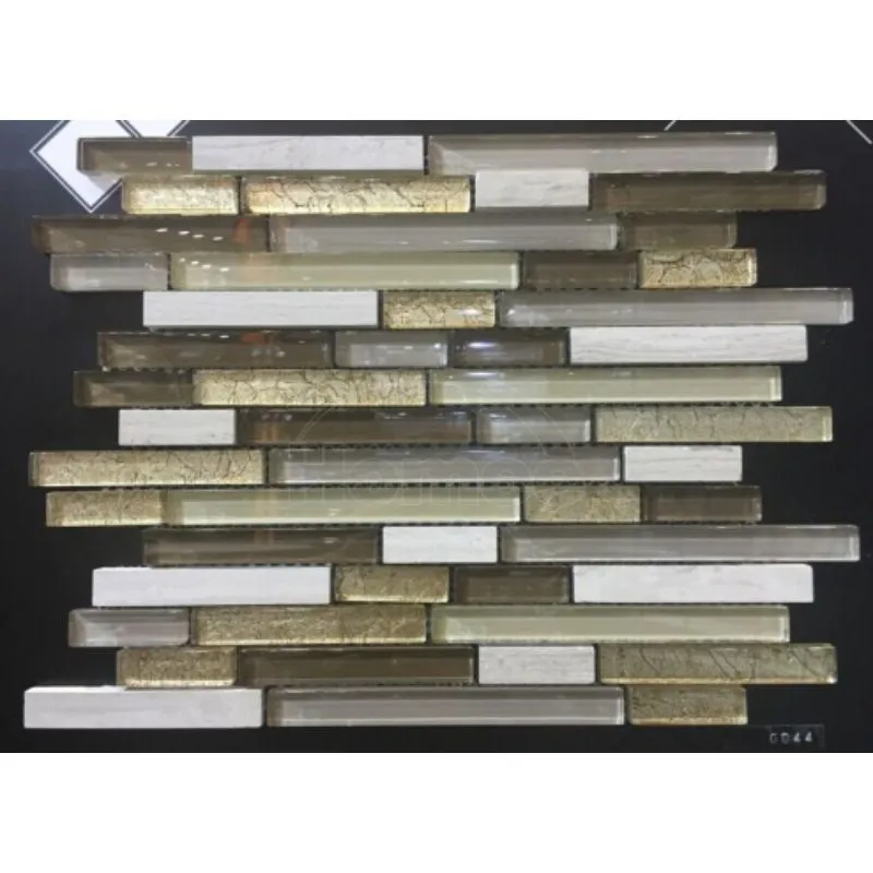 12x12 Matchstick Glass Mosaic Tile Backsplash