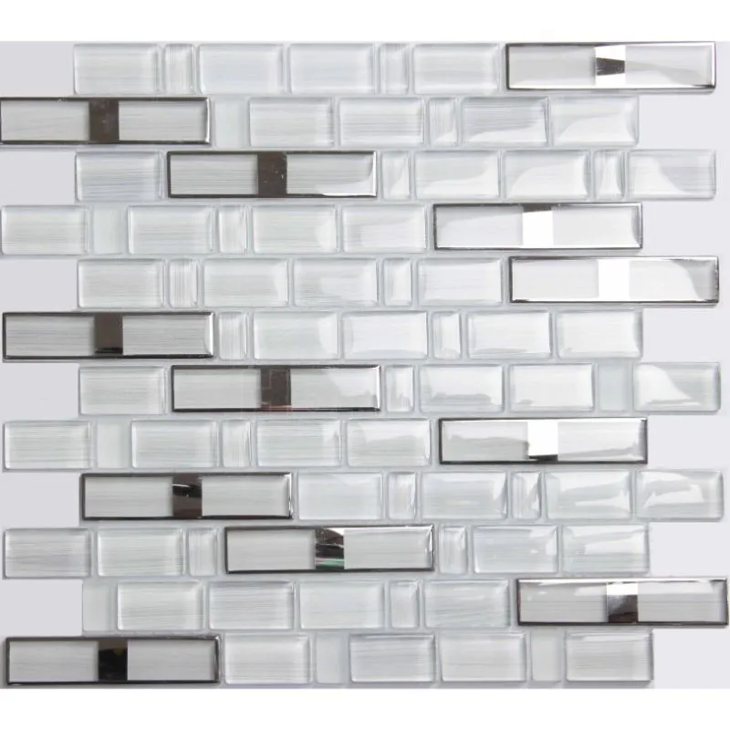 Handicraft Collection Handpainted Linear Glass Tile