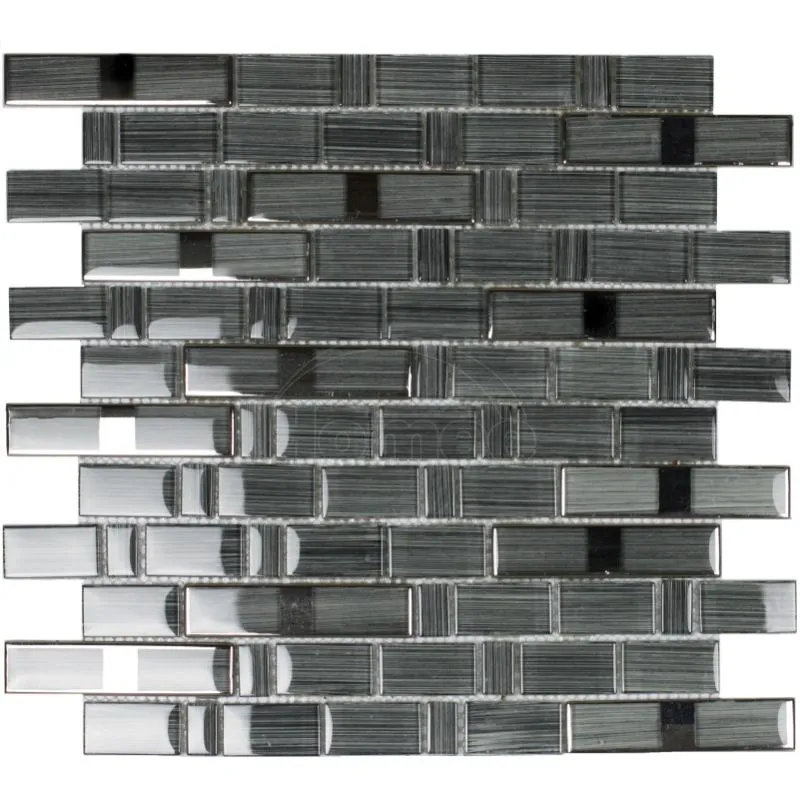 Handicraft Collection Handpainted Linear Glass Tile