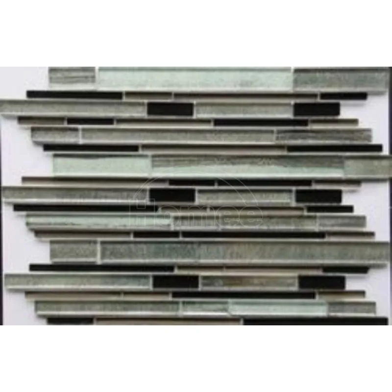glass & stone mosaic,linear mosaic tiles,innovation tile
