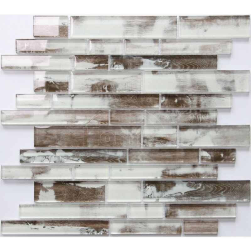 grey glass mosaic,glass mosaic,inkjet tile